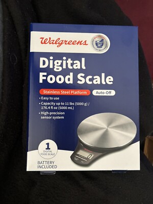 Walgreens Digital Electronic Kitchen Food Diet Postal Scale Balance 5KG ...