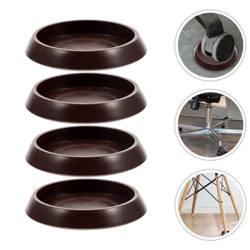 4 Pcs Furniture Coasters Table Leg Pad Office Floor Protector Pads ...
