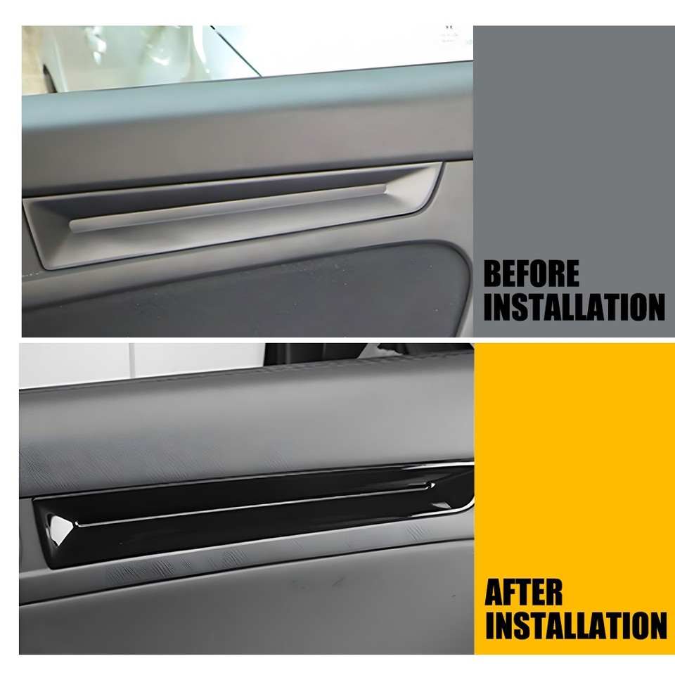 For Honda Civic 2022-24 2025 Inner Door Panel Trim Strip Cover Gloss ...