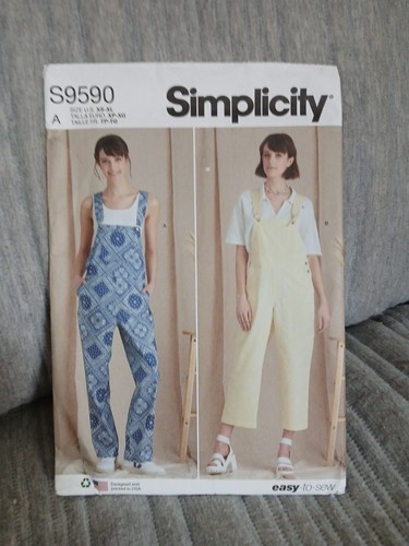 Simplicity S9590 Womens Overalls Sewing Pattern Sizes XS- XL / R11542 | eBay
