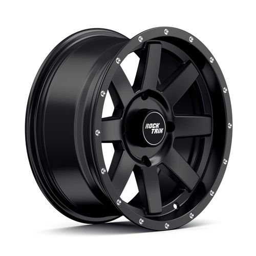 4pcs 15" RockTrix RT106 ATV UTV Wheel Rim 15x7 et10 4+3 Offset 4x110 4/ ...