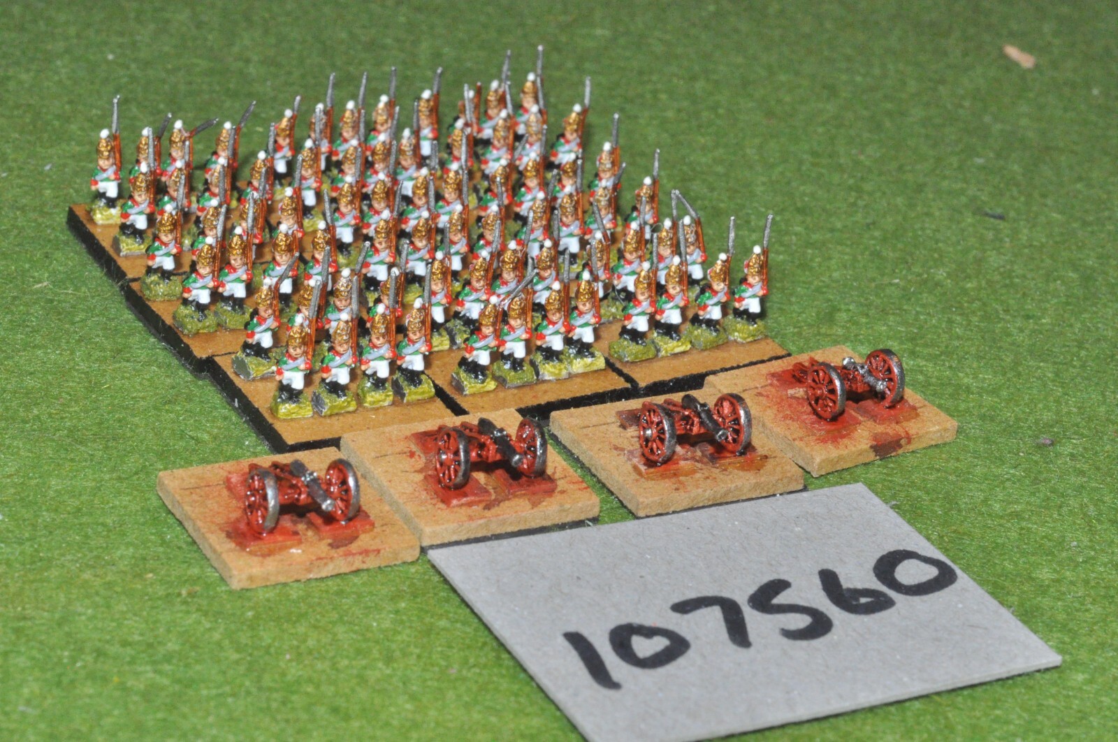 6mm napoelonic / adler - russian infantry 4 guns 72 figs - (107760) | eBay