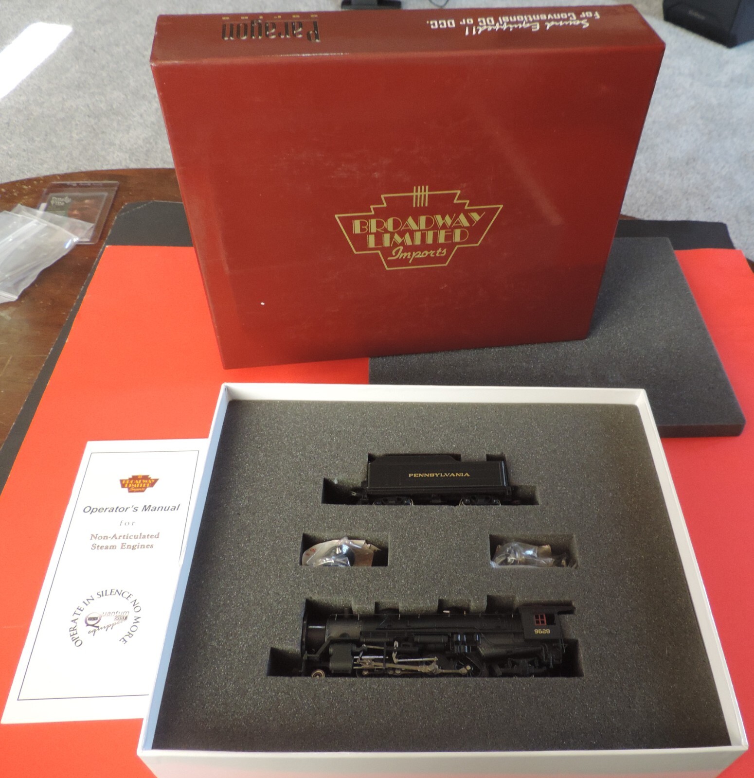 BROADWAY LIMITED IMPORTS USRA LIGHT 2-8-2 STEAM LOCOMOTIVE PRR #9628 ...