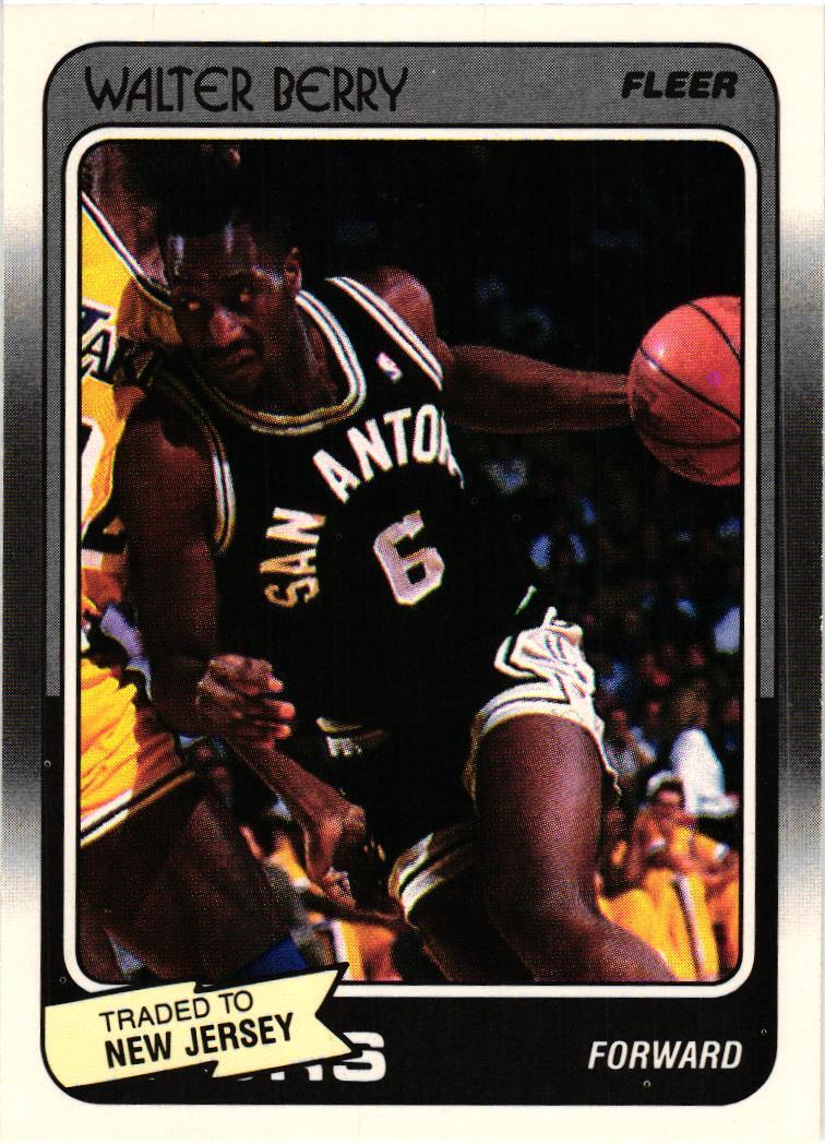 1988-89 Fleer #102 Walter Berry | eBay