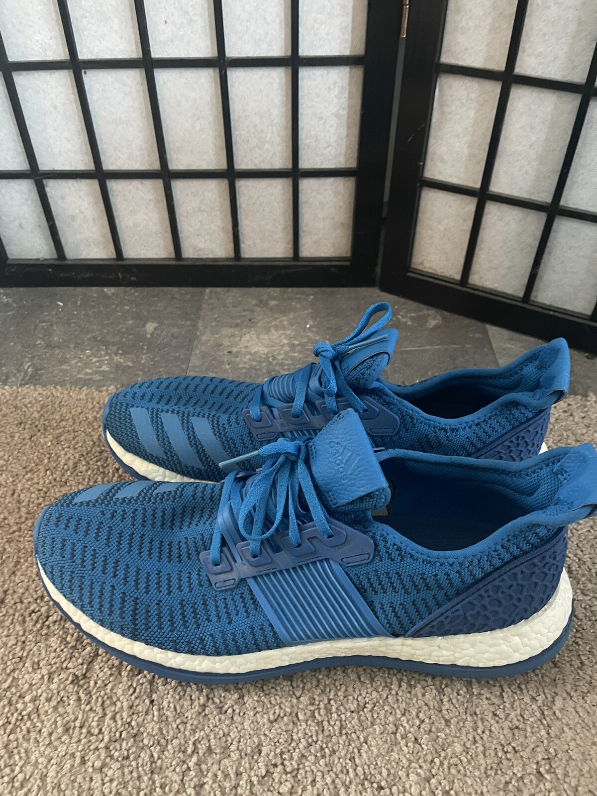 Size 13 - adidas PureBoost ZG Blue for sale online | eBay