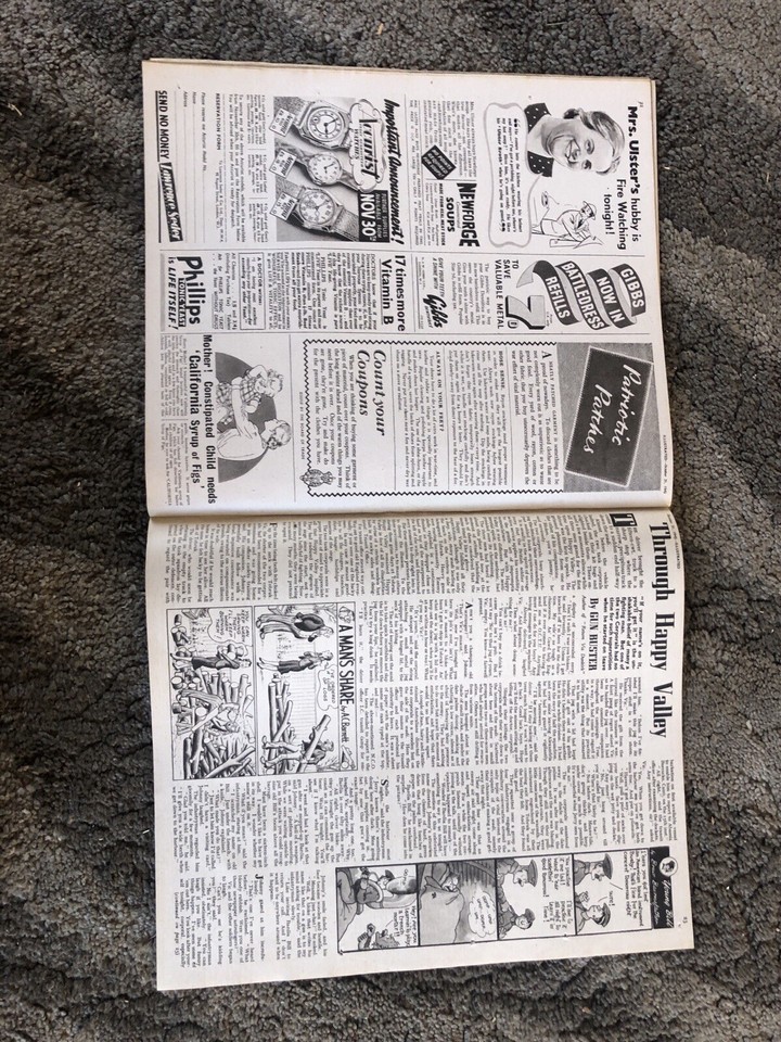 Illustrated Magazine October 31 1942 Para Airborne Browning A Bridge ...