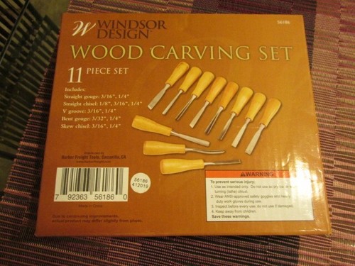 Windsor 11 piece wood handled carving set | eBay