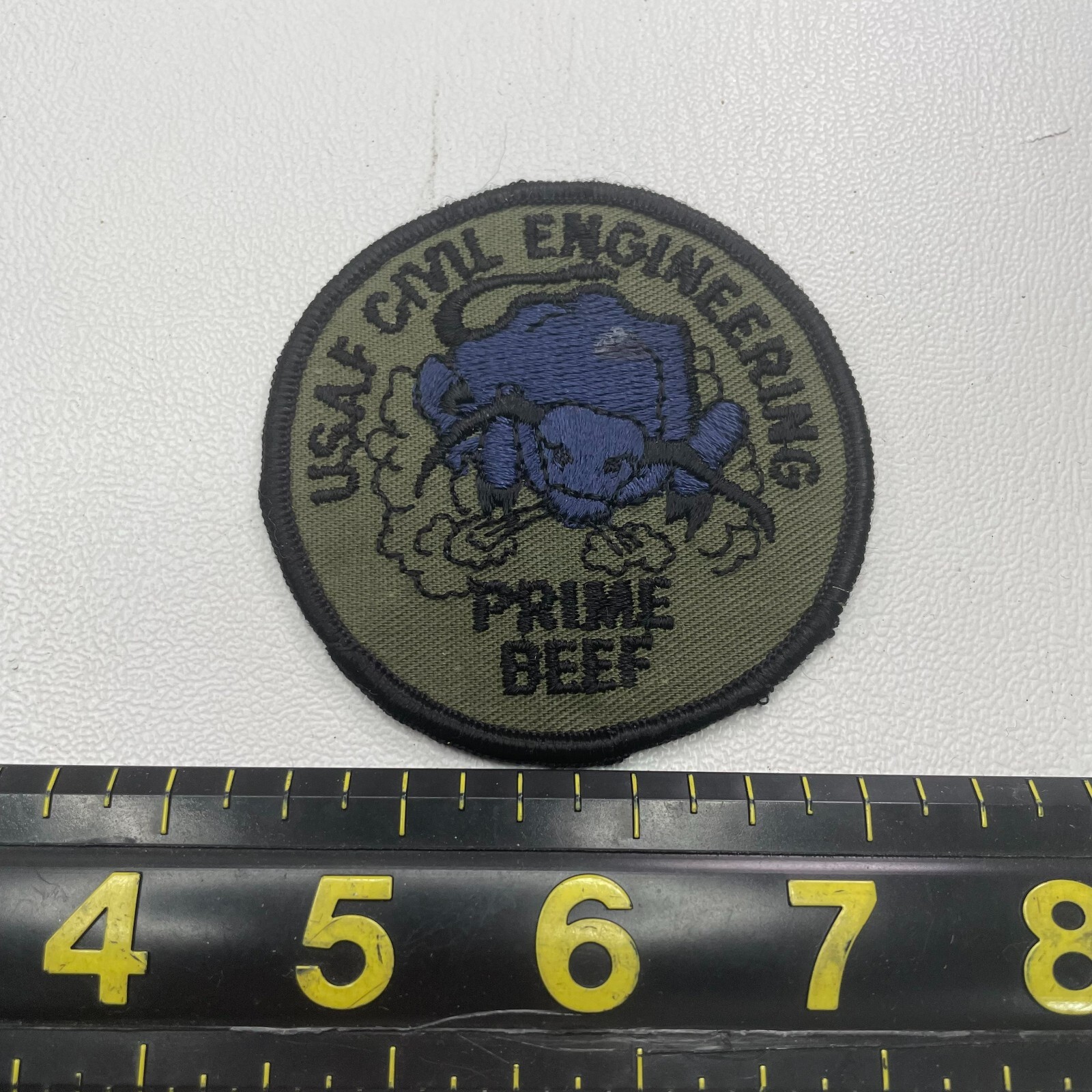 USAF AIR FORCE CIVIL ENGINEERING PRIME BEEF Patch T040 | eBay