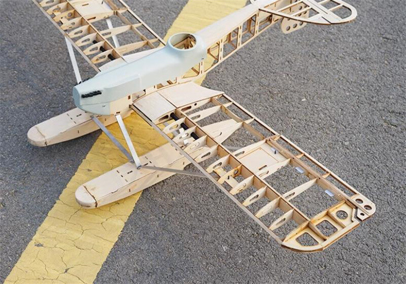 Brandenburg W29 Fixed Wing Plane Model Balsa Wood Kit DIY Skin Hardware ...