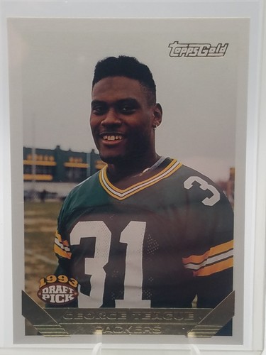 1993 Topps Draft Pick Gold George Teague RC Alabama/Green Bay Packers ...
