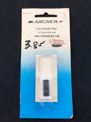 Archer 16k Dynamic Ram 41116/MM5290-055 | eBay
