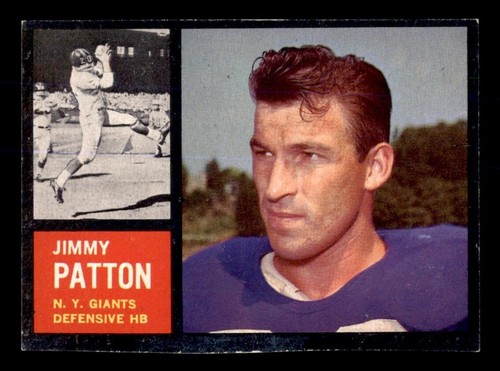 1962 Topps Football #112 Jimmy Patton EX/MT *e1 | eBay