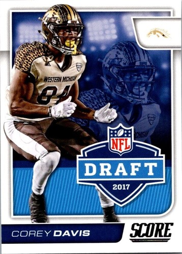 2017 Score Football NFL Draft #14 Corey Davis - Western Michigan ...
