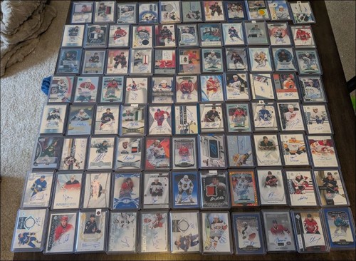 LOT OF NEW OLD HOCKEY NHL JERSEY PATCH AUTOGRAPH CARDS - ESTATE ...