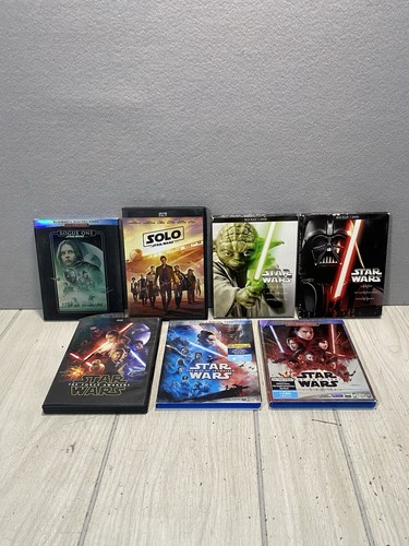 Star Wars Movie Collection Episodes 1-9 Rogue One Solo - Blu-Ray & DVD ...