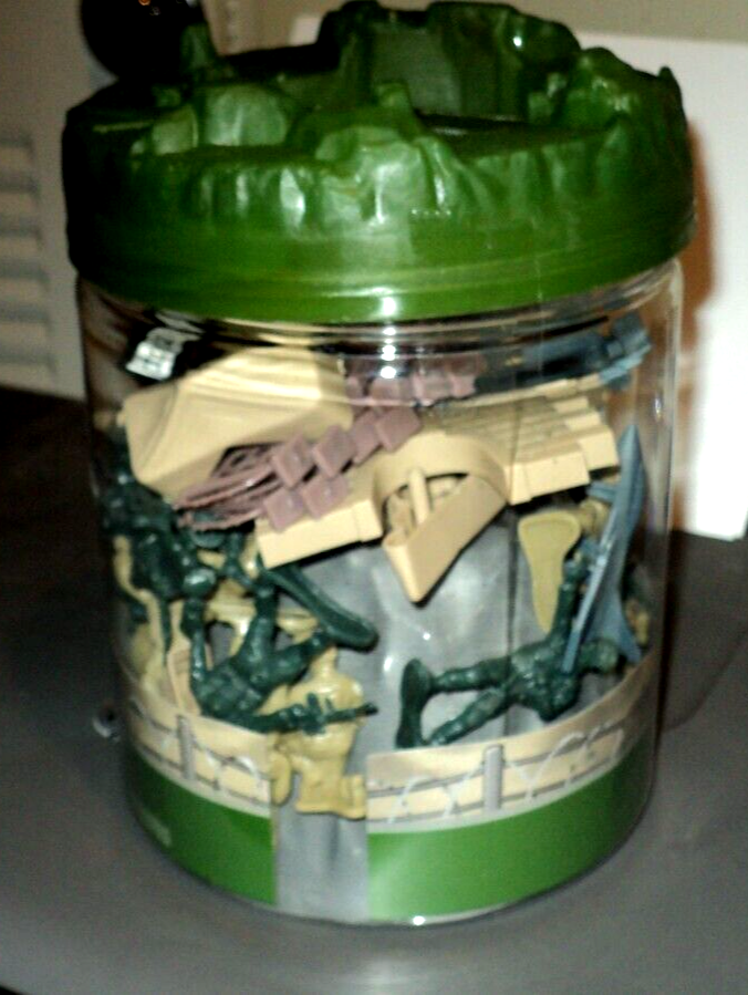 FUN BUCKET Military Set: 41 Pieces: BRAND NEW: Easy Carry Handle: Age 3 ...