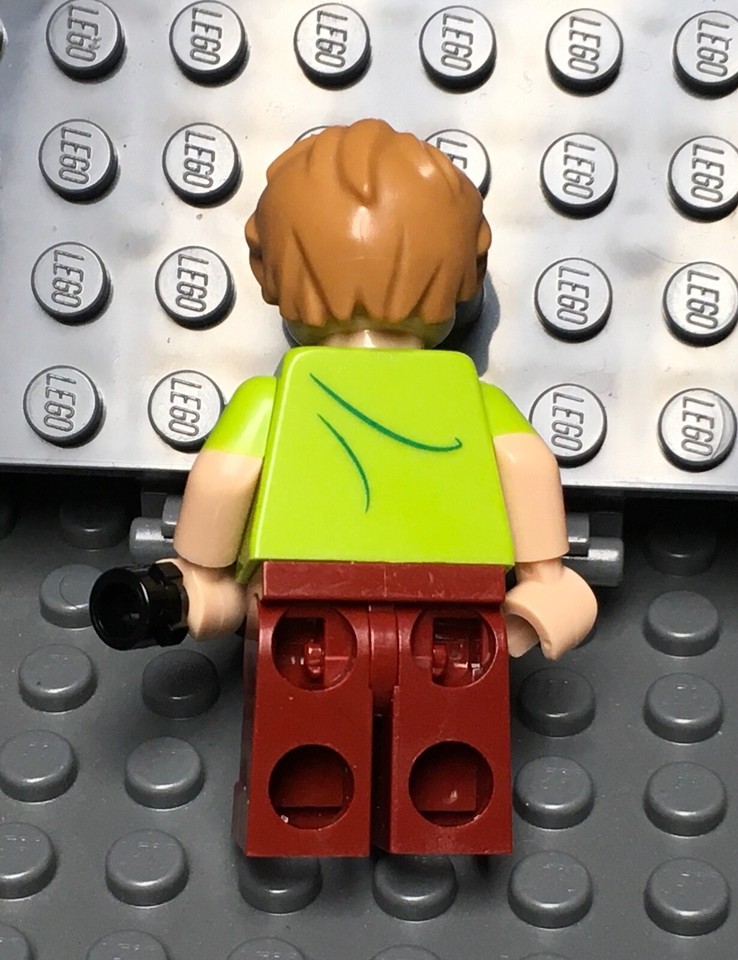 Lego Shaggy Rogers Minifigure two facial expressions *Scooby Doo* 75902 ...