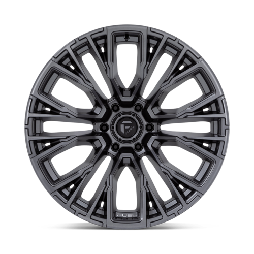 20x9 Fuel D848 Rebar Gray Wheels BFG 33" AT Tires 6x5.5 Chevy Silverado ...