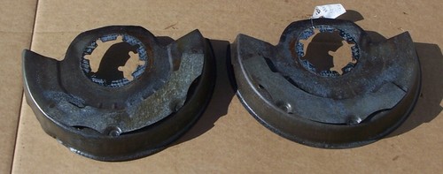 83 - 97 FORD OBS F250 FRONT AXLE BRAKE DUST SHIELDS 8-HOLE DANA 44 4X4 ...