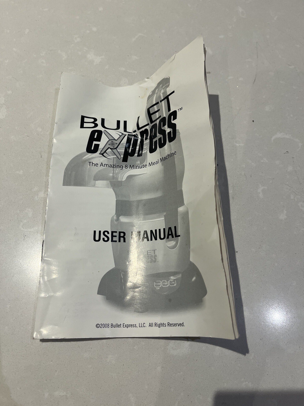 Bullet Express Trio BE-110 Motor Base Replacement Part W/ Manual Tested ...