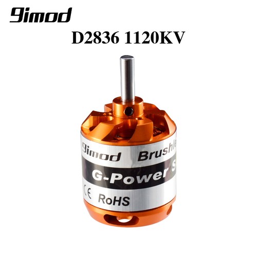 D2836 Brushless Motor 1120KV 2-4S For RC Aircraft Multi-copter ...