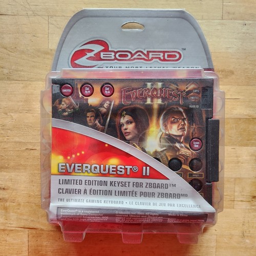 Everquest II Zboard Limited Edition Gaming Keyboard Keyset New | eBay