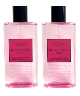 2X VICTORIA’S SECRET BOMBSHELL MAGIC FRAGRANCE BODY MIST SPRAY SPLASH 8 ...