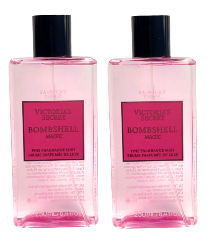 2X VICTORIA’S SECRET BOMBSHELL MAGIC FRAGRANCE BODY MIST SPRAY SPLASH 8 ...