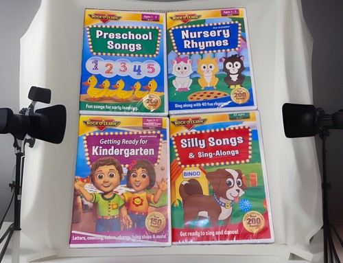 4 DVDs Rock N Learn Set Nursery Rhymes Kindergarten Silly Sing Alongs ...