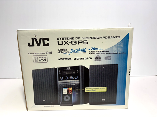 JVC UX-gp5 Micro Component System W CD- Radio- MP3- Ipod Dock | eBay