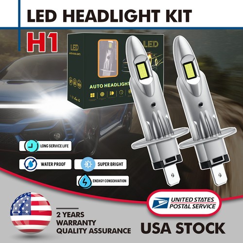 MODIGT H1 LED Headlight Plug&Play Kit High Beam Super Bright White ...