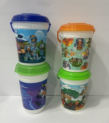 Disney Popcorn Bucket Lot of 4 - Epcot, Test Track, Orange Bird ...