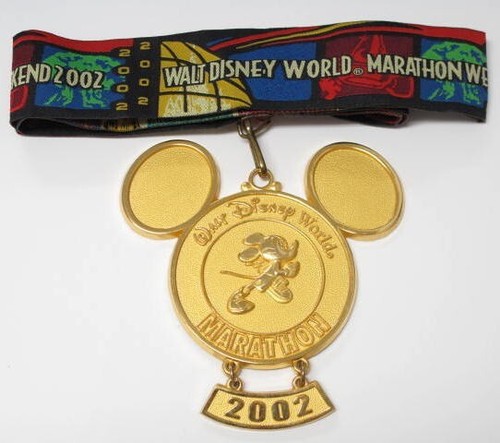 Disney Mickey 2002 WDW Marathon Medal 2002 WDW Marathon Weekend Disney ...