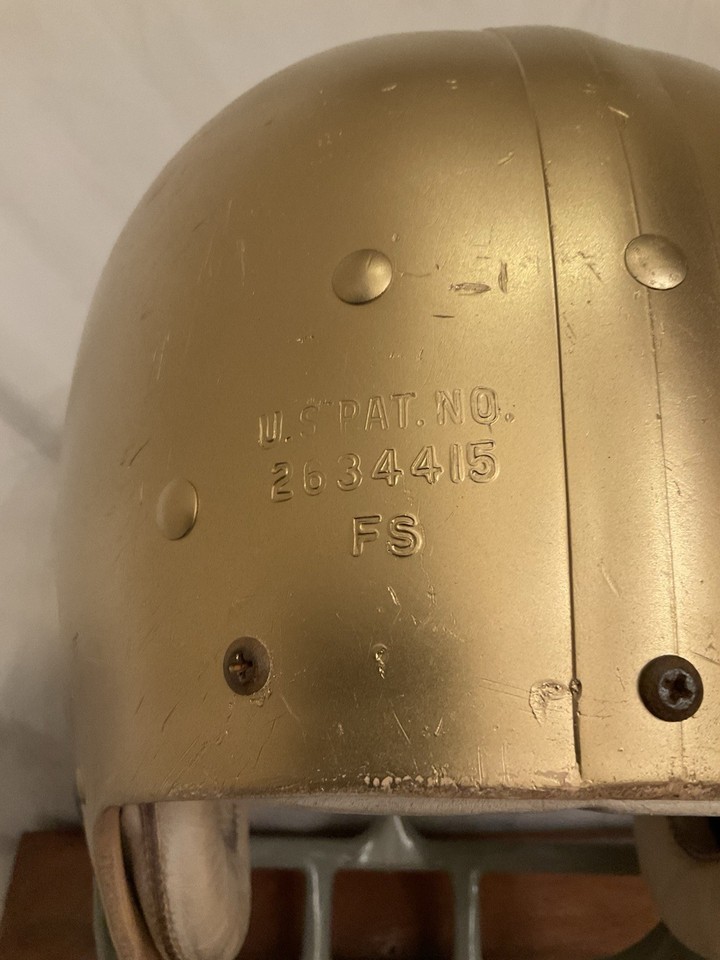 Vintage Wilson Football Helmet Custom 1970 Notre Dame Fighting Irish ...