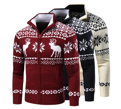 Stylish Men's Christmas Sweater Jacket for Autumn and Winter | eBay