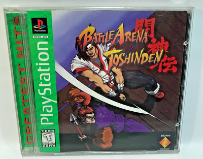 Battle Arena Toshinden Sony PlayStation 1 PS1 Fighting Game Complete ...
