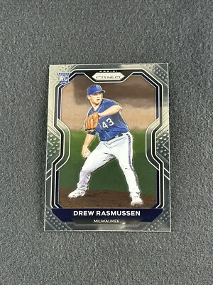 2021 Panini Prizm DREW RASMUSSEN Tier II Rookie Card RC #197 Milwaukee ...