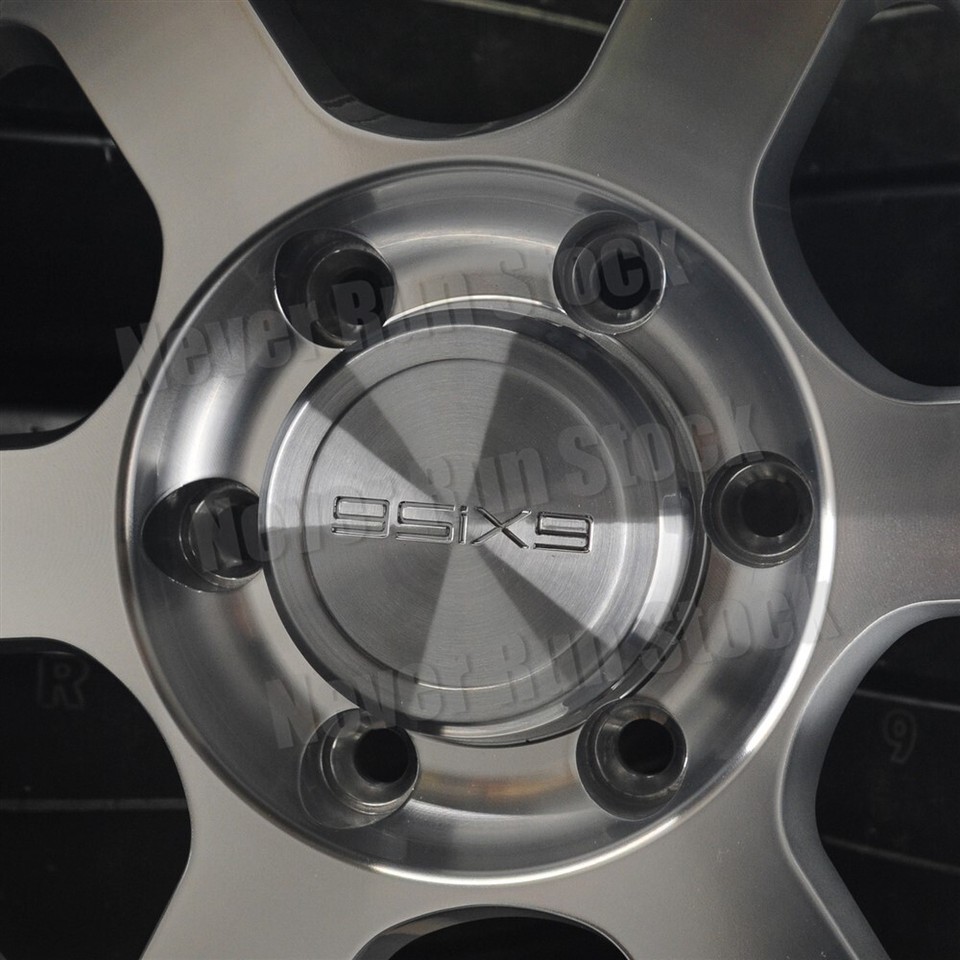 9SIX9 SIX-1 DEEP 17x9 6x139.7 6x5.5 -36 MACHINE TE 6 SPOKE 4" LIP 1 ...