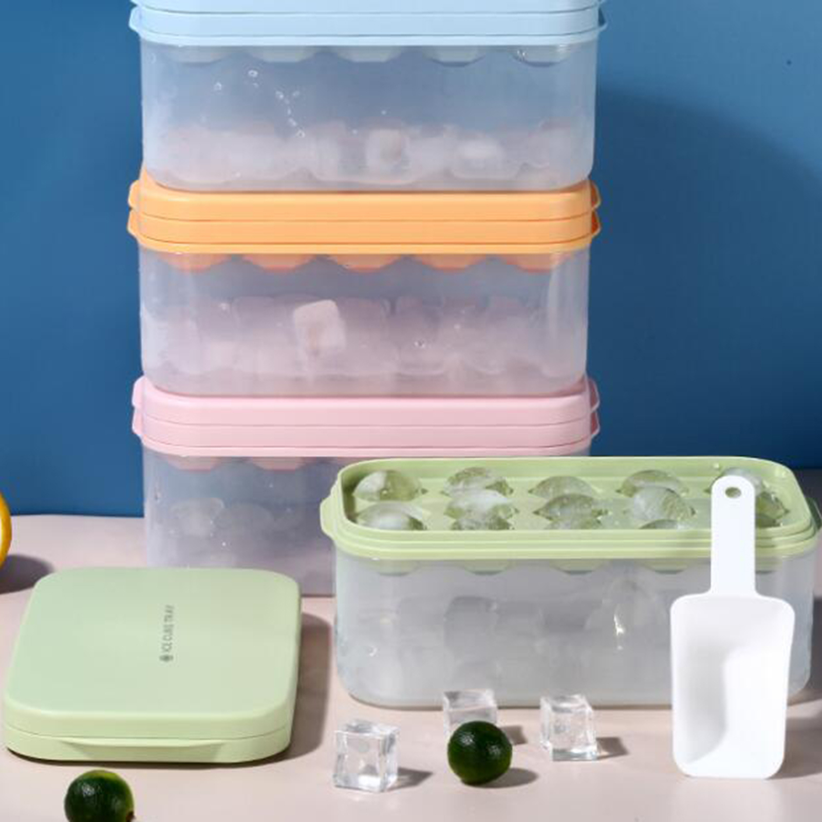 1 Set Ice Ball Maker Low Temperature Resistant Diy Ice Cube Making Mold ...