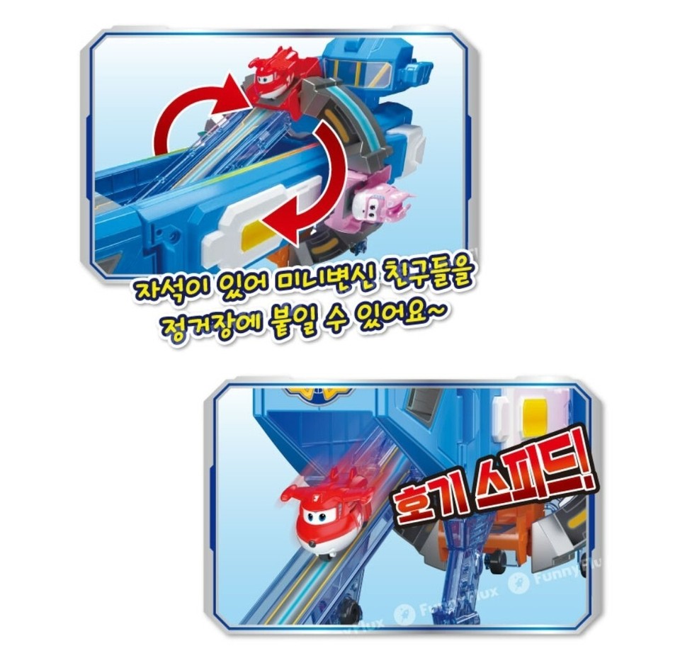 Super Wings World Space Headquarters Robot Figure Sound Korean toy 2024 ...