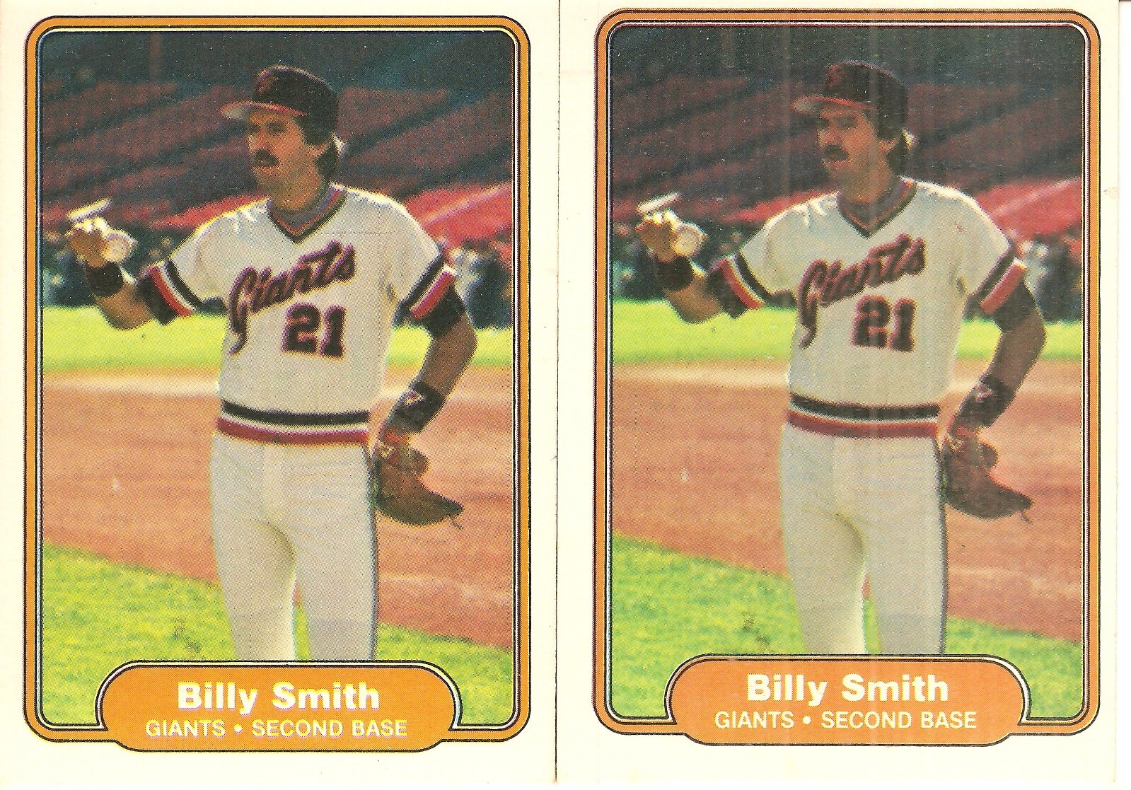 2 CARD BILLY SMITH BASEBALL CARD LOT 617 | eBay