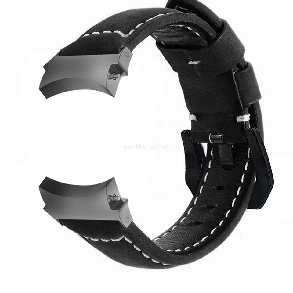 Leather Watch Band Strap No Gap For Samsung Galaxy Watch 3 41mm 4G ...