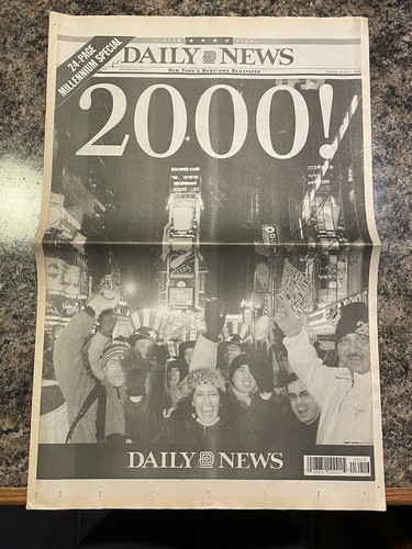 January 1st 2000 New York Daily News Newspaper | eBay