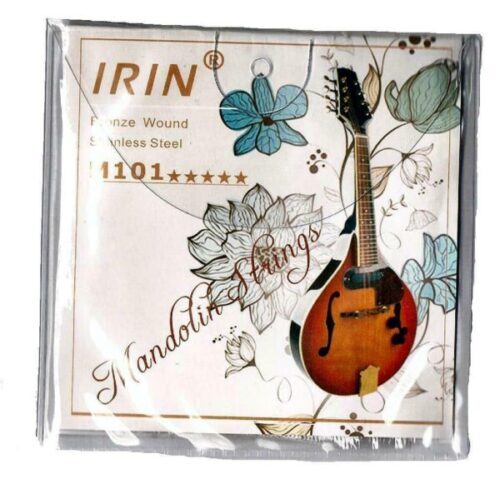 Irin 8Pc Set Professional Silver-Plated Steel Bronze Wound Mandolin ...