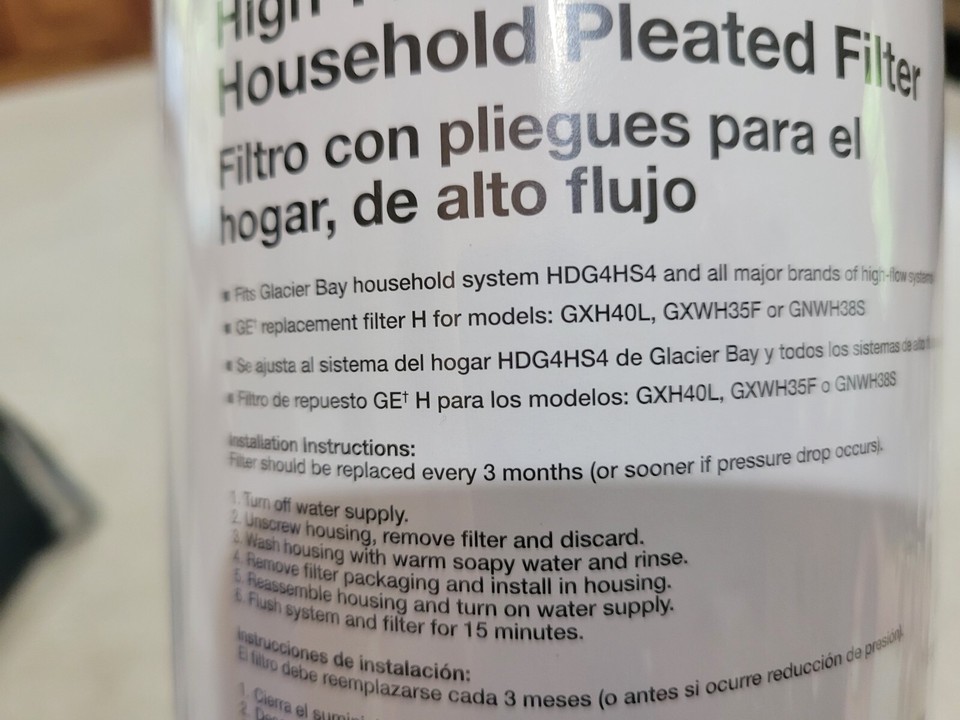 HDX High-Flow Household Pleated FILTER #HDX4PF4 – Universal Fit, NEW ...