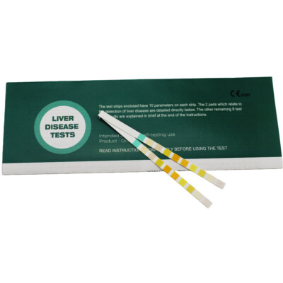 2 x Liver Function Disease Test Urine Testing Strips Cirrhosis ...