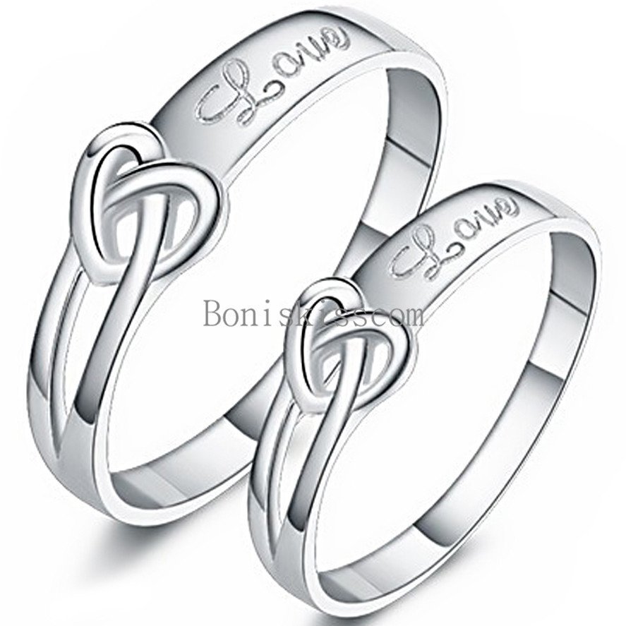 Infinity Promise Rings For Couples