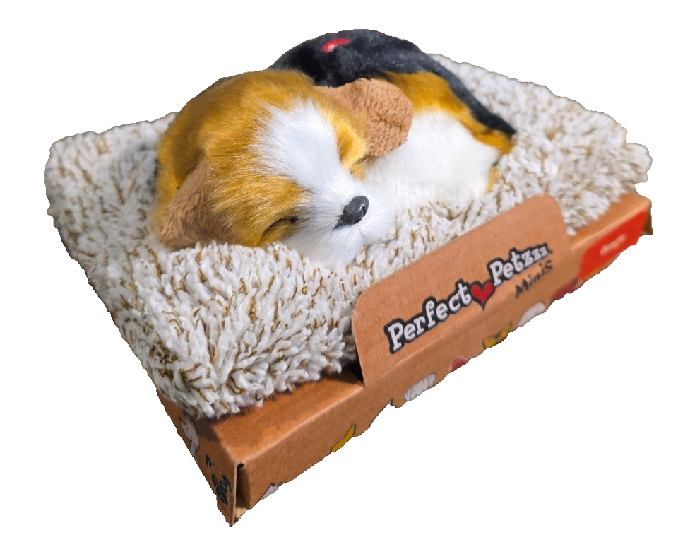 Perfect Petzzz Minis Dog Beagle Realistic Lifelike Stuffed Interactive ...
