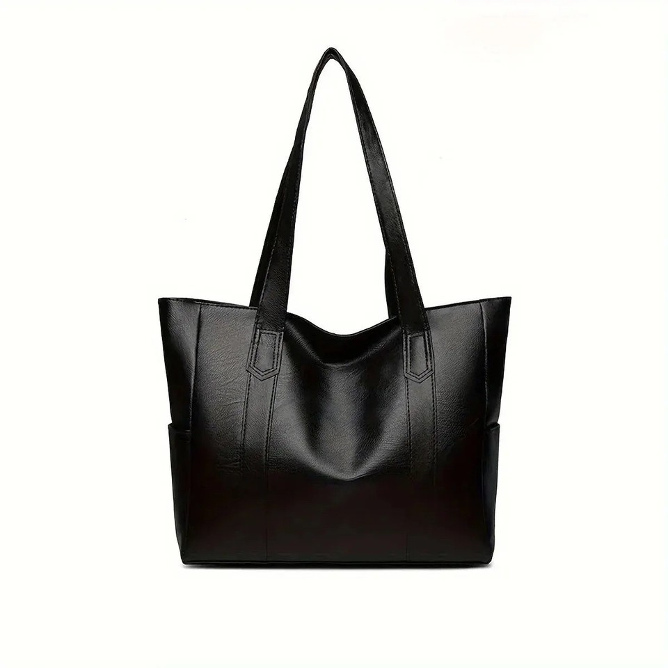 Women Designer Leather Shoulder Bag Large Capacity Ladies Handbag Hobo ...
