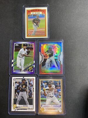 2022 Topps Ke'Bryan Hayes FUTURE STARS GOLD /2022 & chrome purple ...